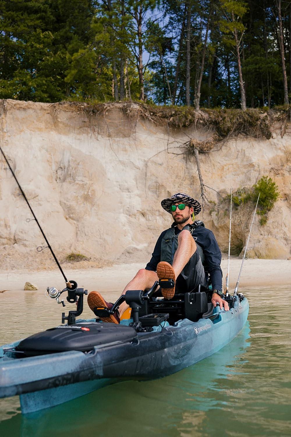 Perception Showdown Sit on Top Pedal Drive Fishing Kayak – Fold Away ...