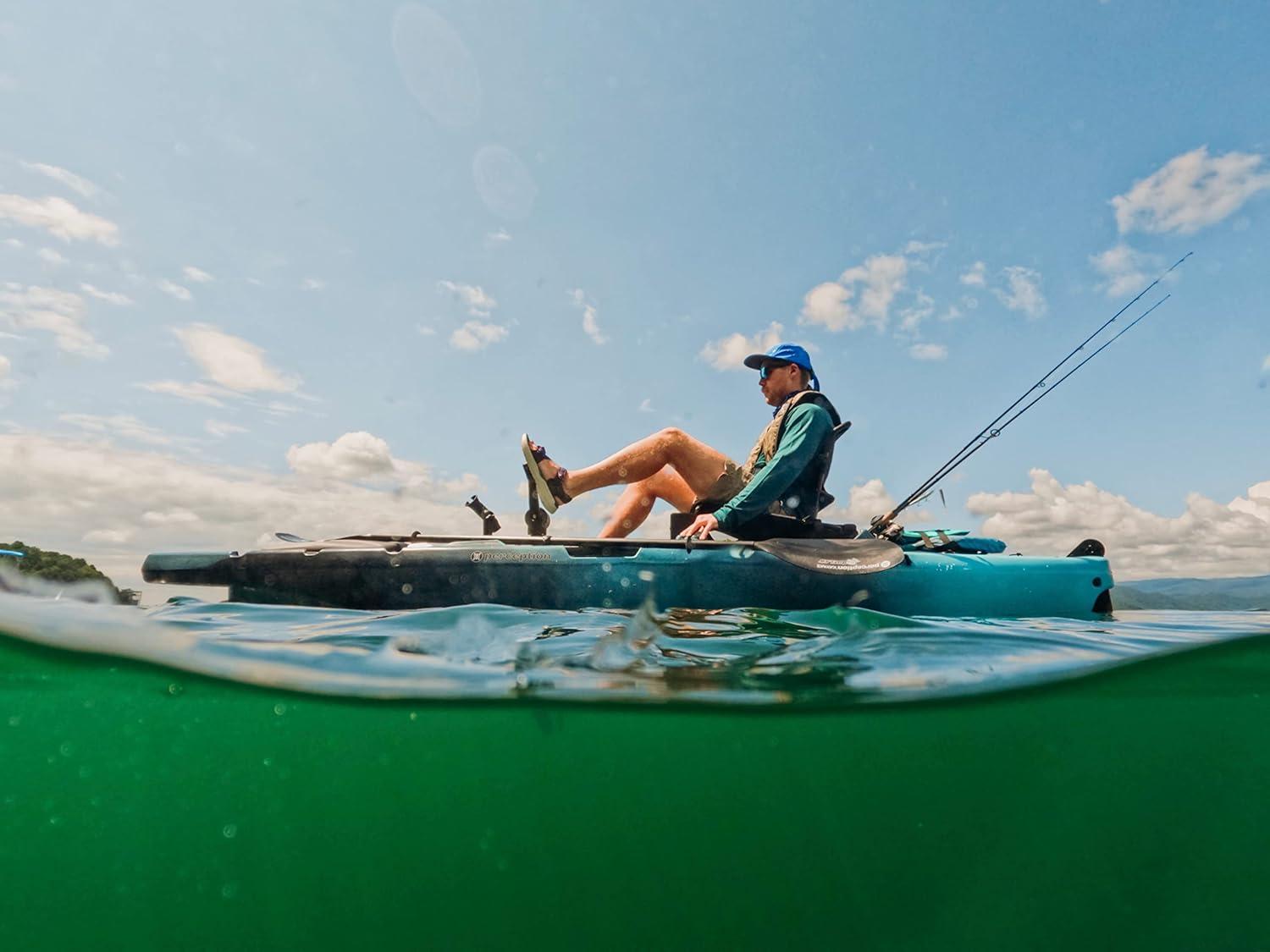 Perception Showdown Sit on Top Pedal Drive Fishing Kayak – Fold Away ...